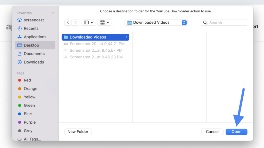 How to Download YouTube videos with Dropzone 4