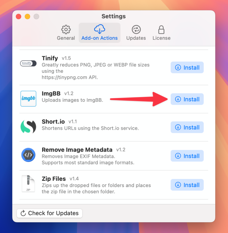 ImgBB action released for Dropzone 4